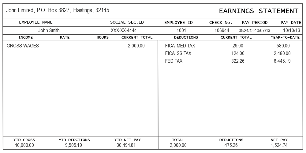 Free 1099 Pay Stub Template Database